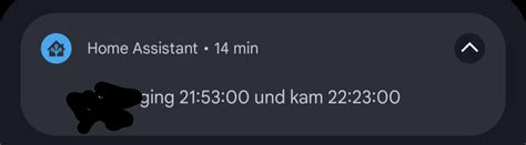 Insert Leaving And Arrival Time In Message Configuration Home Assistant Community