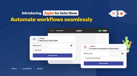 Introducing Zapier For Zoho Show Automate Workflows Seamlessly Zoho Show