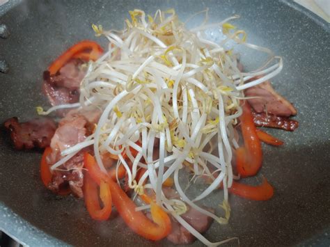 오리훈제 숙주볶음~♤