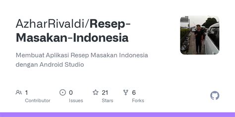 GitHub AzharRivaldi Resep Masakan Indonesia Membuat Aplikasi Resep