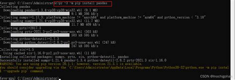 Pip报错 Error Could Not Find A Version That Satisfies The Requirement Pandas From Versions