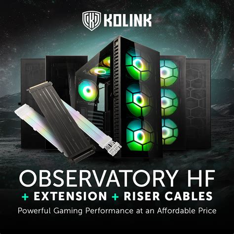 New Kolink Observatory Hf Pc Cases And Cables Overclockers Uk
