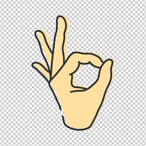 Page 2 Hand Gestures On White Ok Sign Vectors And Illustrations For