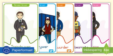 Beroepe Vervoer Vertoonplakkate Teacher Made Twinkl