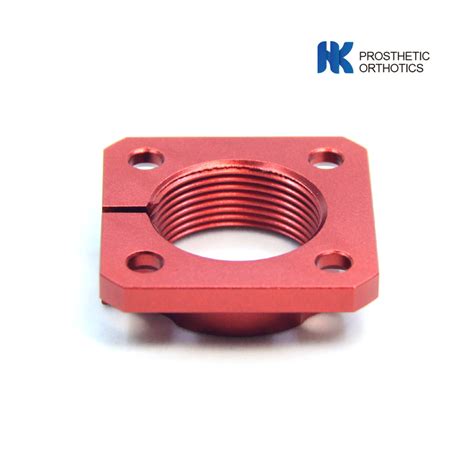 4 Hole Aluminum Pediatric Prosthetic Socket Adapter 45kg 99lbs Max Load