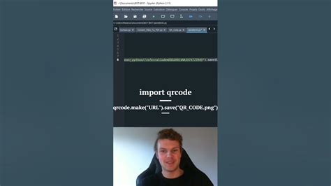 Create A Qr Code For Your Website In 1 Line Of Code 🚀 Coding Pythonautomation Learnpython