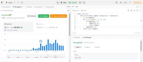 mariam ashraf on linkedin 100daysofcode python leetcode plusone