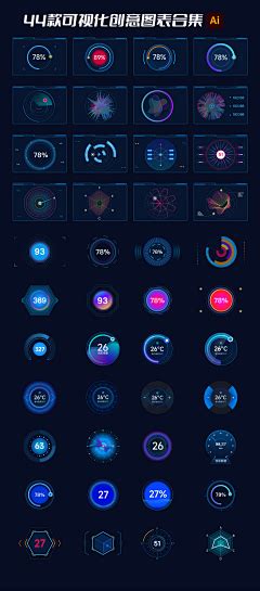 组件 数据图形化 花瓣网陪你做生活的设计师 数据图形化37
