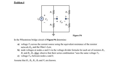 Answered In The Wheatstone Bridge Circuit Of Bartleby