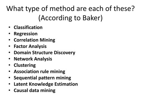 Core Methods In Educational Data Mining Ppt