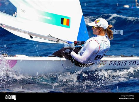 Emma Plasschaert Belgium Sailing Womens Dinghy During The Olympic