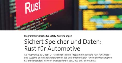 Mario Cupelli On Linkedin Automotive Safety Security Rust C Aurix Embedded