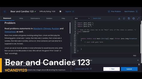 Codechef Bear And Candies 123 Problem Solution Coding Codechef Codechefsolution Candy123