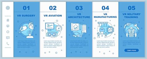 Premium Vector Virtual Reality Applying Onboarding Mobile Web Pages Vector Template Vr Surgery