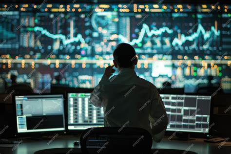 Premium Photo A Cybersecurity Expert Focused On Monitoring Network
