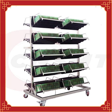 Pcb Board Hanging Stainless Steel Esd Pcb Storage Rack 12 Hanging Odm Oem