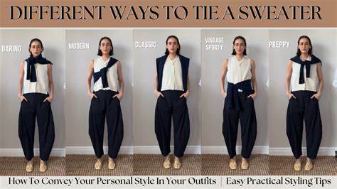 Wearing A Sweater Around Your Neck At Bernard Baril Blog