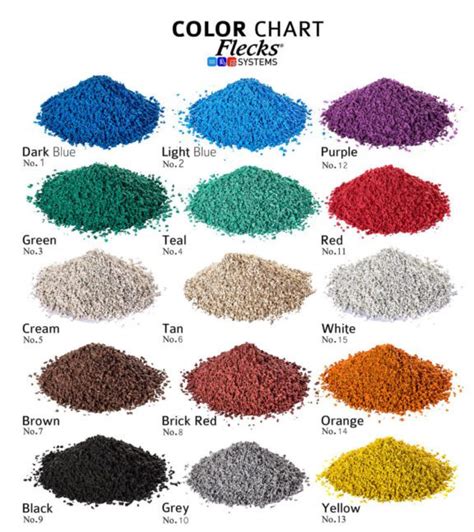 Safety Surfacing Color Charts