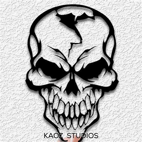 Skull Wall Art Bones Wall Decor Demon Decoration 3d Model By
