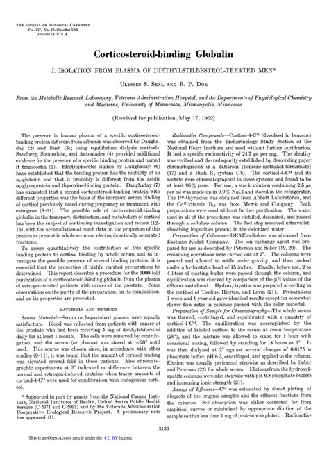 Pdf Corticosteroid Binding Globulin