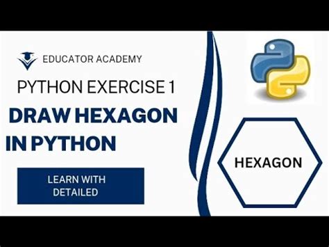 Draw Hexagon Using Turtle Graphic In Python Easily Step By Step Must