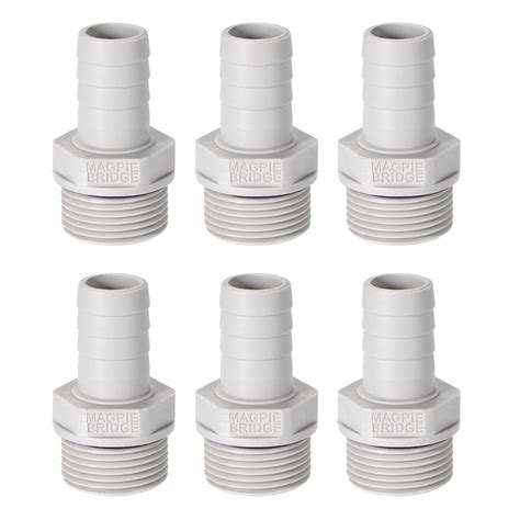 Unique Bargains Barb Hose Fittings Connector Adapter 10mm Or 25 64