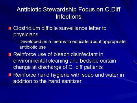 Antibiotic Stewardship At Metro West Medical Center Colleen