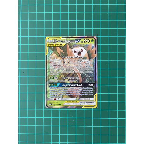Jual Rowlet And Alolan Exeggutor Gx Rr Kartu Pokemon Tcg Indonesia Shopee Indonesia