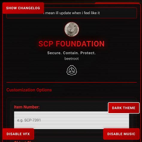 Scp Article Generator V6 Update