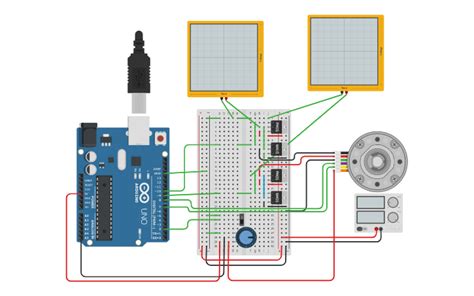 Circuit Design Motor With Encoder Tinkercad