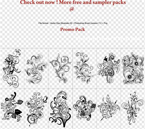 Floral Brush Png Pngwing