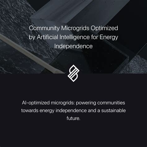 Community Microgrids Optimized By Artificial Intelligence For Energy
