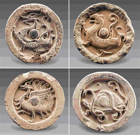 The Four Symbols Of The Chinese Constellations Ancient Chinese Art