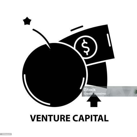 벤처 캐피탈 아이콘 편집 가능한 스트로크가있는 검은 벡터 기호 컨셉 일러스트 개념에 대한 스톡 벡터 아트 및 기타 이미지 개념 개발 계획 Istock