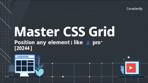 Master Css Grid Position Any Element Like A Pro 2024 Youtube