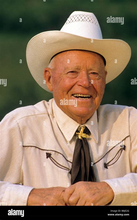 Portrait Of J R Simplot Founder Of The J R Simplot Company Agricultural Supplier Specializing In