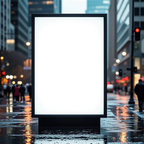 Create Free Vertical Billboard Mockups Vertical Billboard Mockup