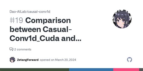 Comparison Between Casual Conv1dcuda And Nv1d · Issue 19 · Dao