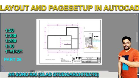 Layout And Pagesetup In Autocad Iiautocad Tutorials Part 26 Autocad Cad Autocadtutorials