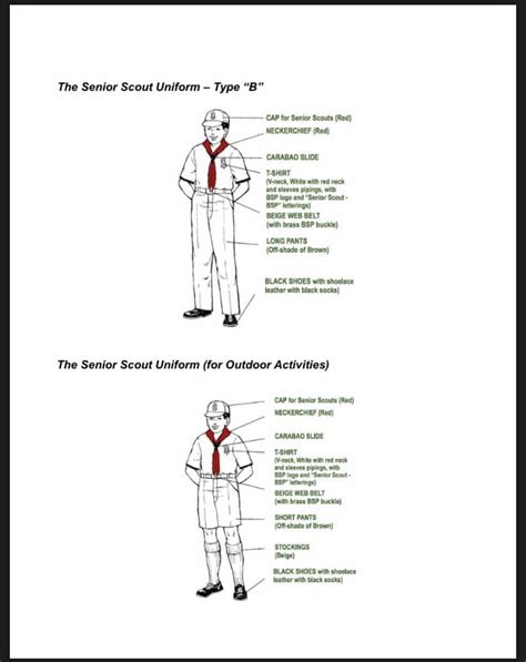 Proper Wearing Of Bsp Uniform For Scouts Cabuyao Inhs
