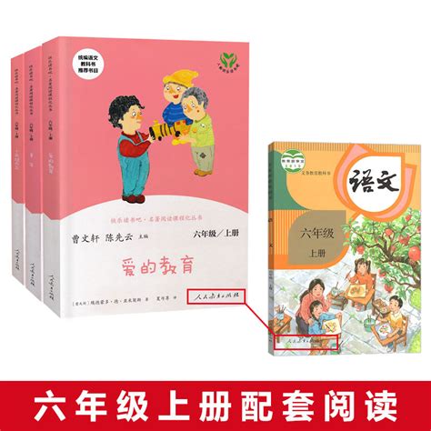 人教新版快乐读书吧六年级上册全套3册小英雄雨来和童年高尔基正版六年级同步阅读 爱的教育正版原著部编版课外阅读人民教育出版社 虎窝淘