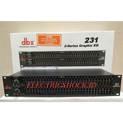 Jual Equalizer Dbx231 Equalizer Dbx 231 Grade Shopee Indonesia