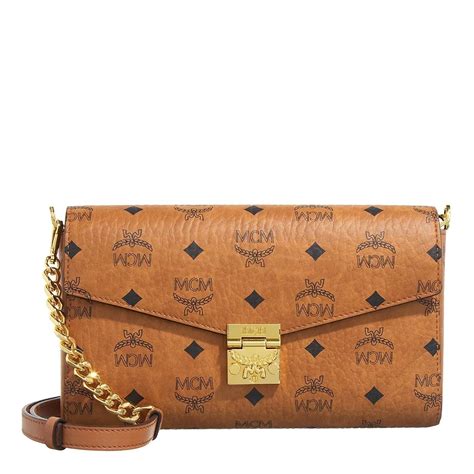 엠씨엠mcm 크로스백 가방 Mcm Tracy Vi Crossbody Med Co Cognac Crossbody Bag