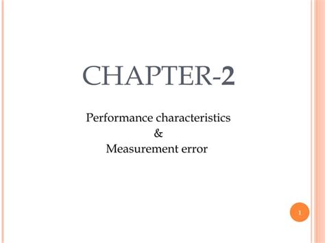 Static And Dynamic Characteristics Of Measuring Instrument Ppt