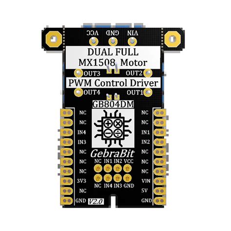 ماژول درایور موتور GebraBit MX1508 - فروشگاه قطعات الکترونیک ردرونیک