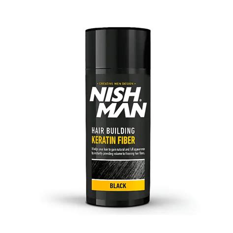 Пудра для залисин Nishman Hair Building Keratin Fiber - BeardBro