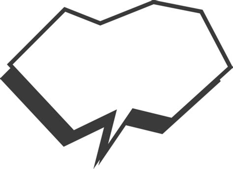 Manga Speech Bubble Pngs For Free Download