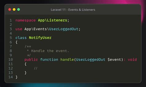 Eyad Bereh On Linkedin Laravel Laravel11 Events Listeners Serviceproviders