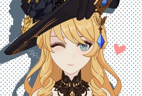 画了娜维娅 原神社区 米游社