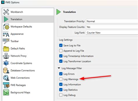 Suppress Warning About FME Data Type Nvarchar Max Versus SQL